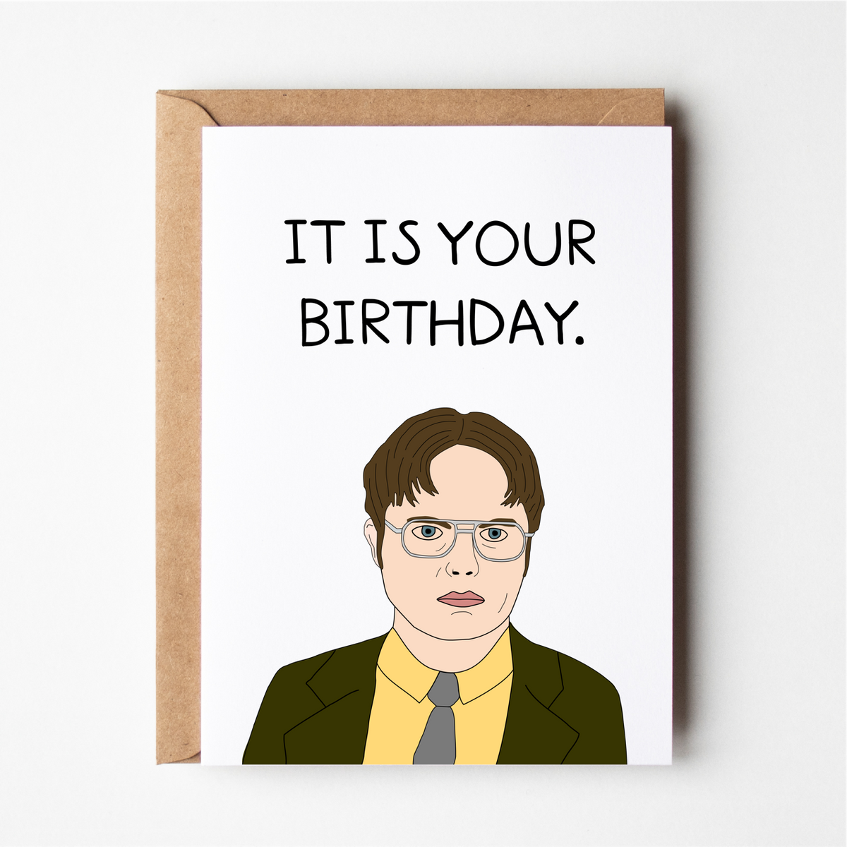 Dwight Schrute Office Birthday Card | Friends of Henry Paper Co.