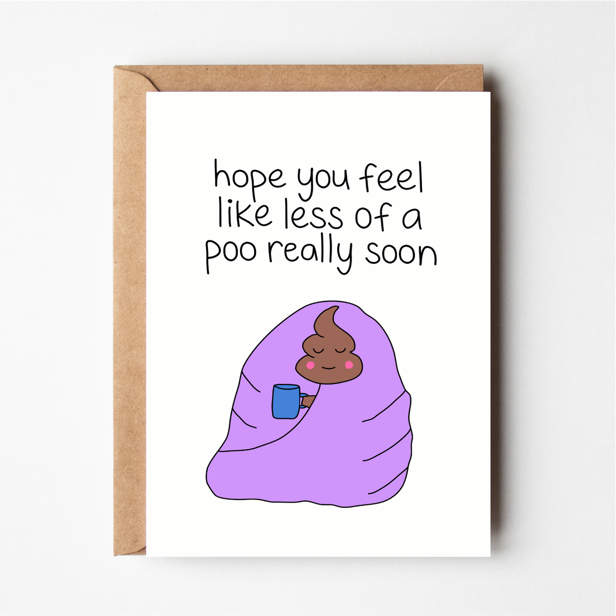 Funny sympathy poo card | Friends of Henry Paper Co.
