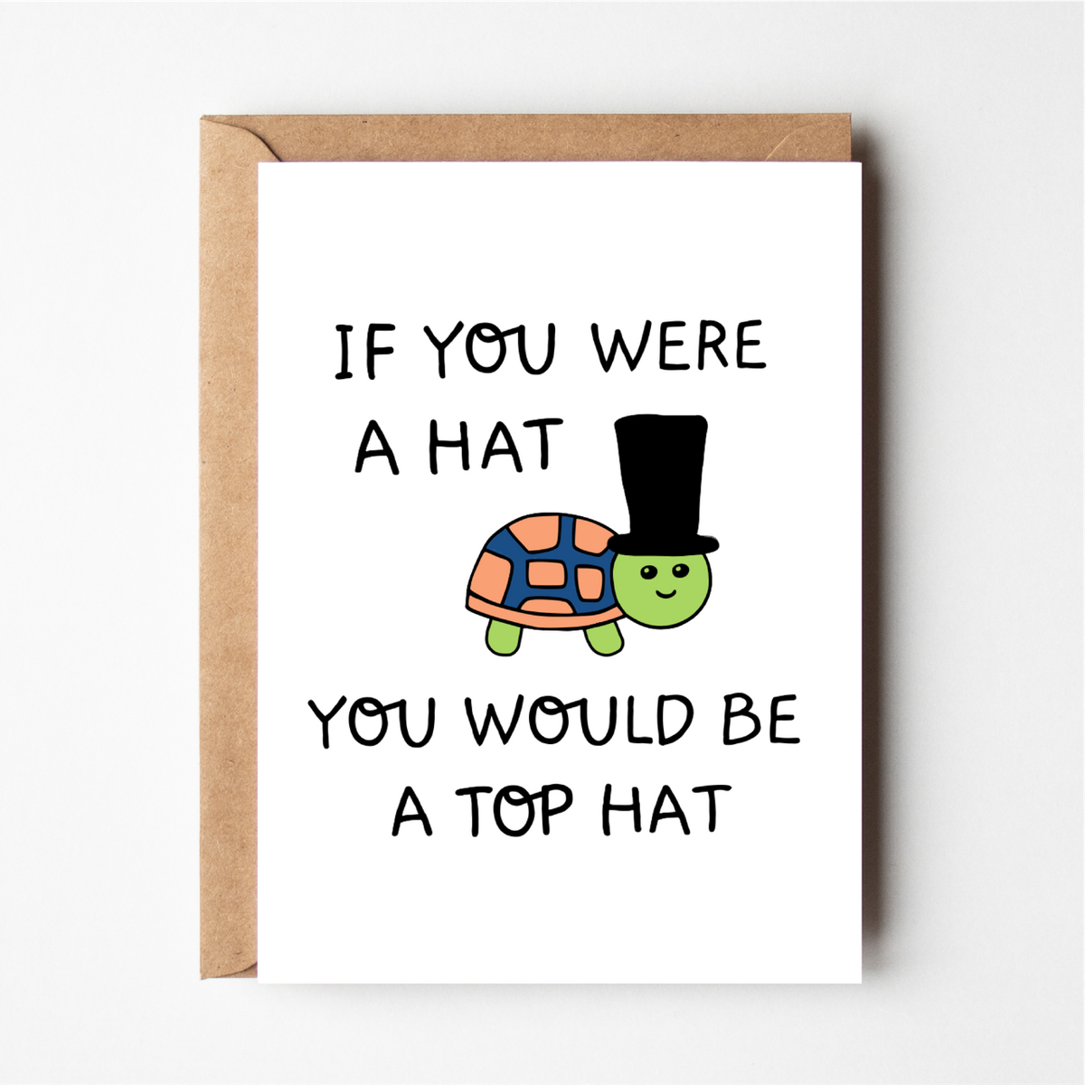 Funny top hat card | Friends of Henry Paper Co.